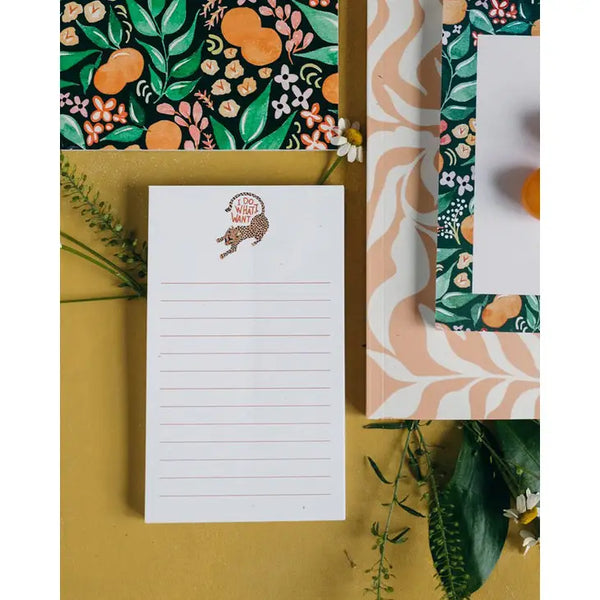 Do What I Want Desk Notepad - Glamfetti
