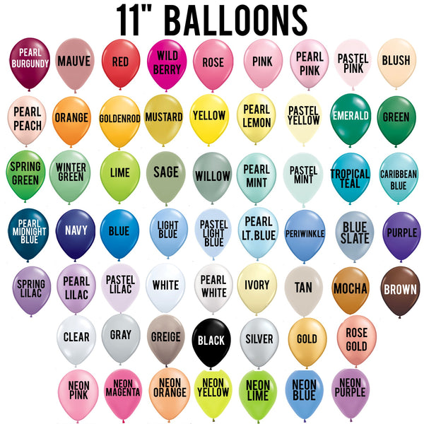 custom balloon colours
