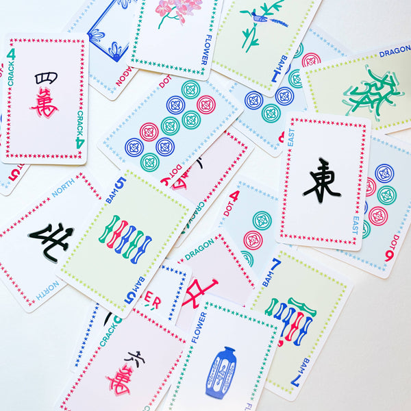 Classic Mahjong Playing Card Deck - Glamfetti