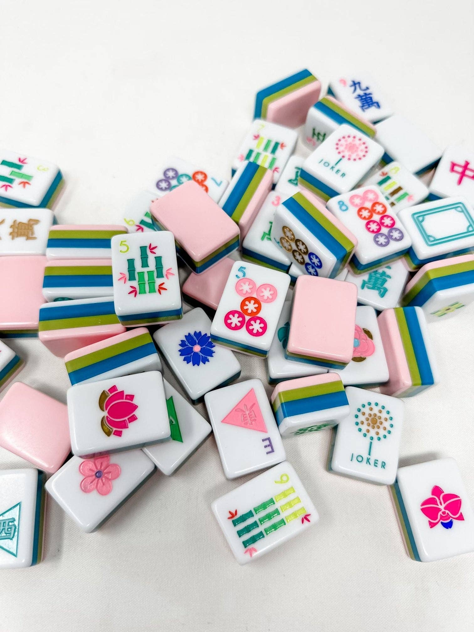 La Fete Mahjong Tiles - Glamfetti