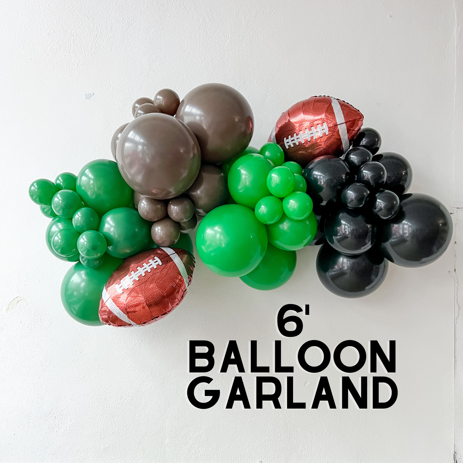 Football DIY Balloon Garland Kit - Glamfetti