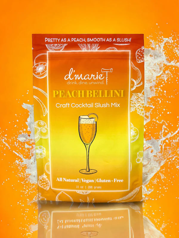 Peach Bellini Cocktail Slush Mix - Glamfetti
