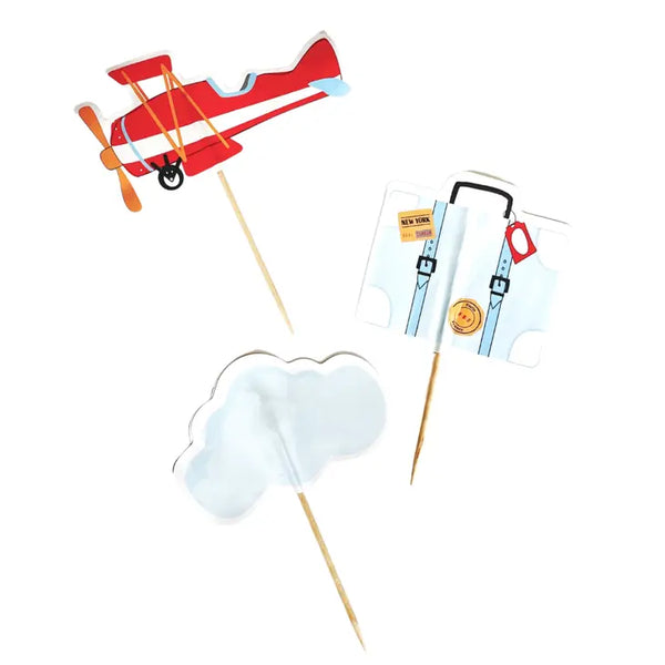 Airplane Toppers (Set of 12) - Glamfetti