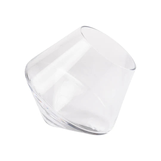 Tilted Bourbon Glass, Set of 2 - Glamfetti