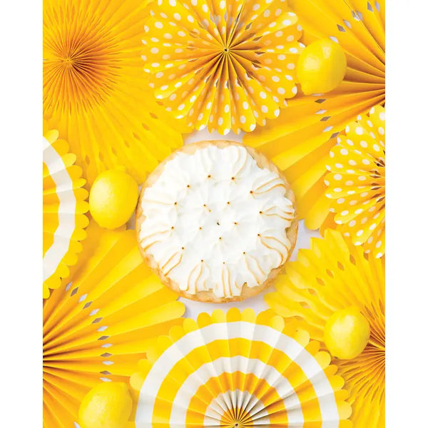 Yellow Paper Party Fans - Glamfetti