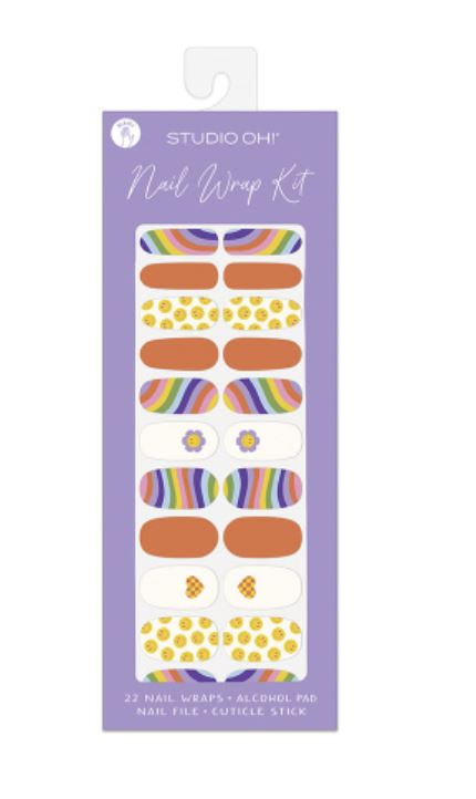 Rainbowlicious Nail Wrap Kit - Glamfetti