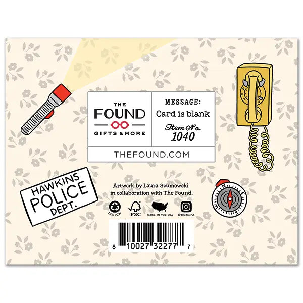 Stranger Things Birthday Card - Glamfetti