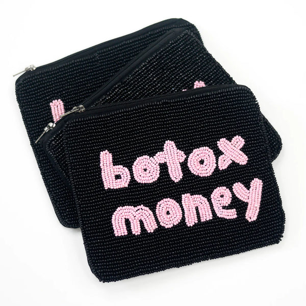 Botox Money Seed Bead Bag - Glamfetti