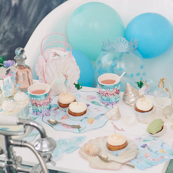 Clam Shell Plates - Glamfetti