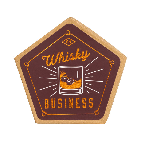 Whisky Coasters, Set of 4 - Glamfetti